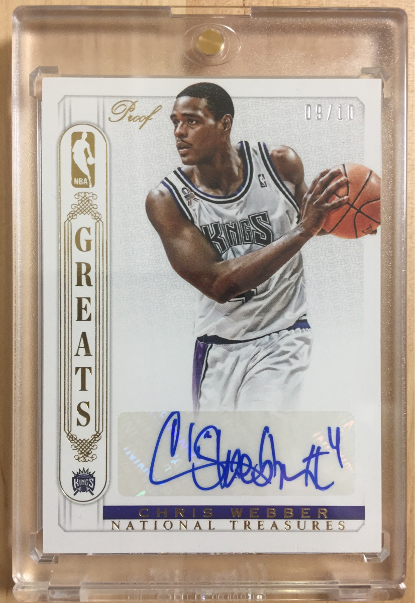 14-15 National Treasures NBA Greats Signatures Gold Proof /10 Chris ...