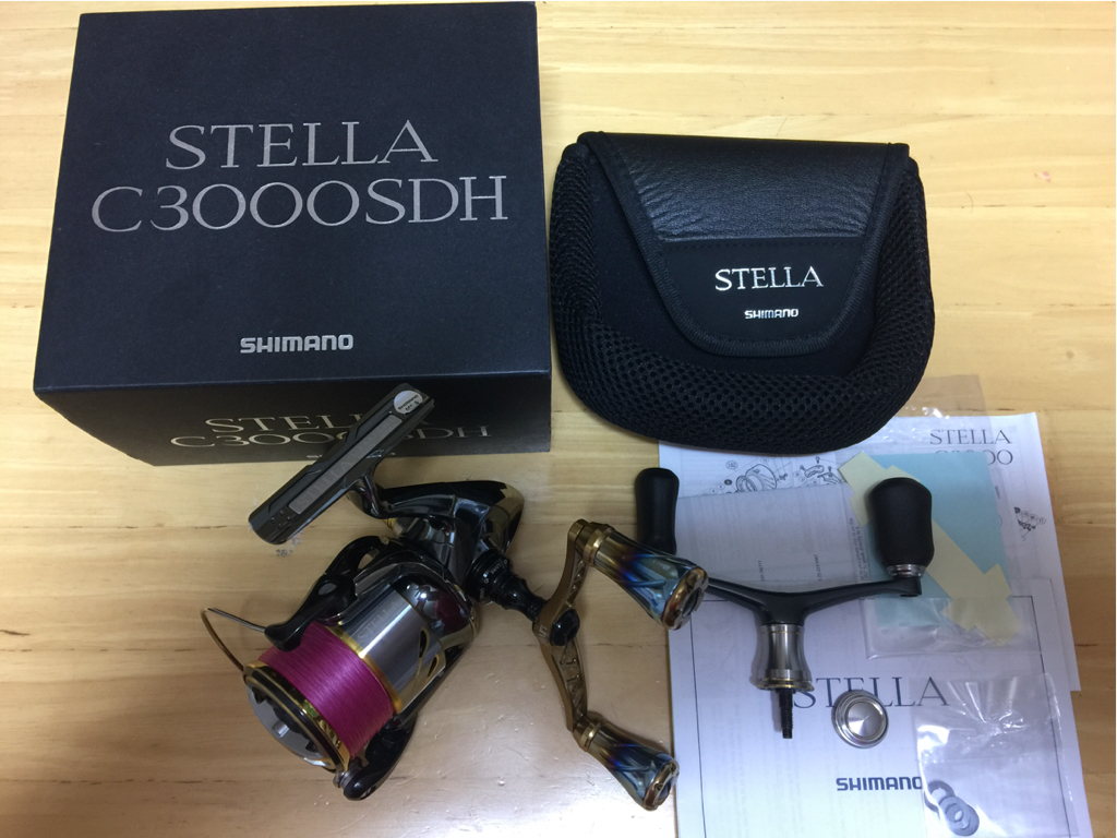SHIMANO 14 STELLA C3000SDH LIVRE Crazy Ocean ハンドル バランサー セット 超(シマノ)｜売買され ...