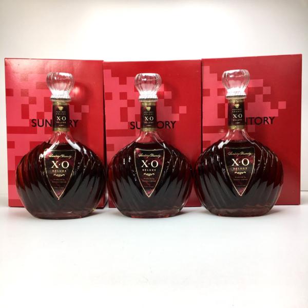 SUNTORY XO DELUXE サントリー デラックス ブランデー 700ml 箱付 3本セット MZ0611(ブランデー)｜売買されたオークション情報、yahooの商品情報をアーカイブ ...