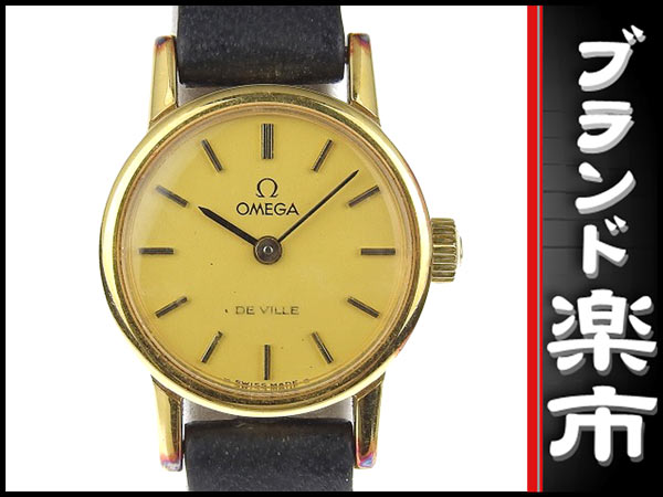 1円 03楽市 本物 オメガ OMEGA デビル レディース 手巻き 腕時計 cal.1100 ゴールド文字盤(デビル)｜売買された ...
