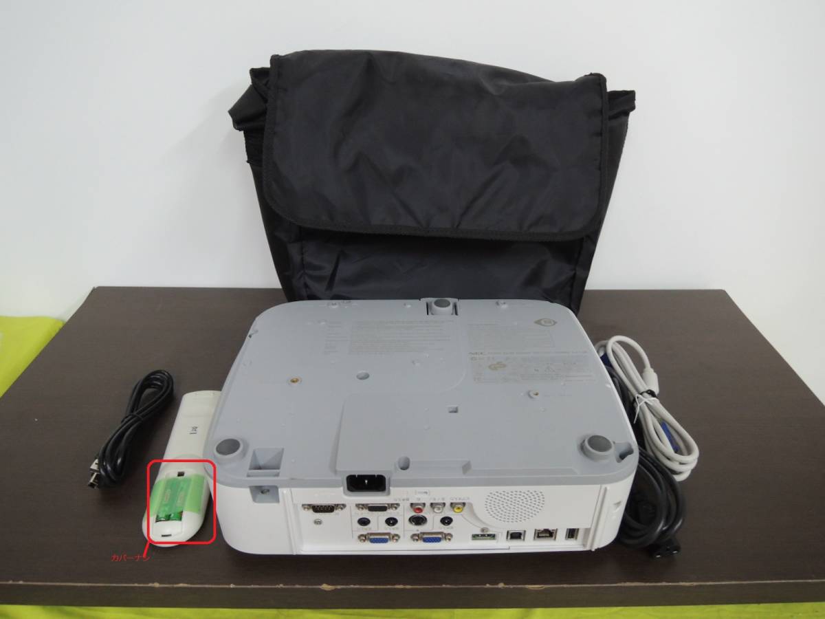 NEC NP-M300W Portable WXGA 1280×800 LCDプロジェクター 明るさ:3000lm 使用時間:292H 残94 ...