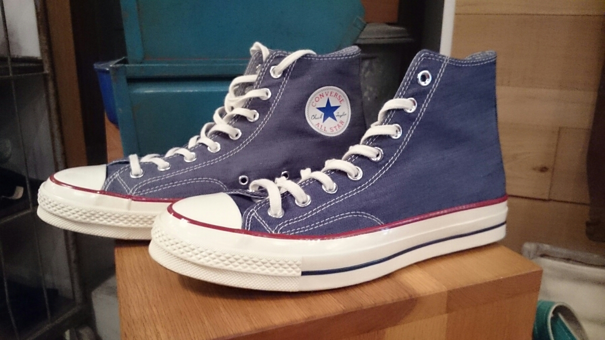 コンバースチャックテイラーUSA日本未発売レアカラー ビンテージ CT70 デニム(27.5cm)｜売買されたオークション情報、yahooの商品情報をアーカイブ公開 - オークファン ...