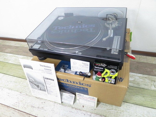 極 1円 Technics テクニクス ターンテーブル SL-1200MK6-S クォーツシンセサイザー D.D.プレーヤー ブラック(パナソニック、テクニクス)｜売買されたオークション情報 ...