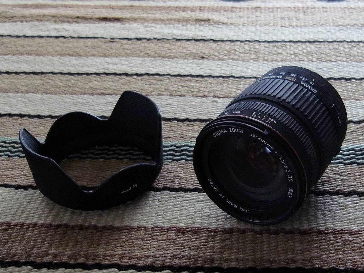 便利 SIGMA シグマ 18-200mm F3.5-6.3 DC キャノン Canon APSサイズ一眼用(キヤノン)｜売買されたオークション情報、yahooの商品情報をアーカイブ公開 ...