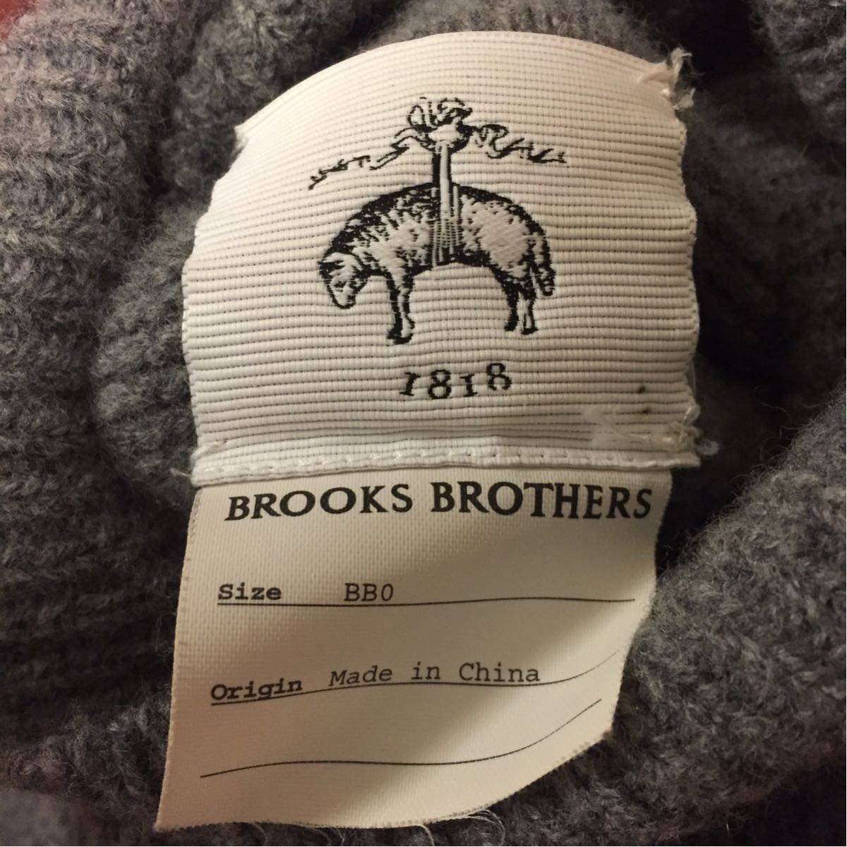 ブルックス ブラザーズ BROOKS BROTHERS セーター ニット グレー BB0 トムブラウン Thom Browne パーカー スウェット 眼鏡 サングラス(トップス)｜売買された ...