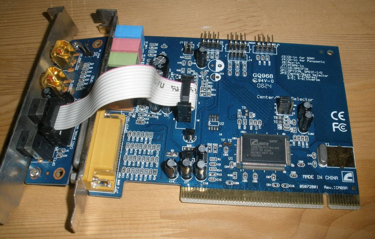 AW850 C-Media CMI8738 C3DX PCI Audio(サウンドカード)｜売買されたオークション情報、yahooの商品情報をアーカイブ公開 - オークファン（aucfan.com）