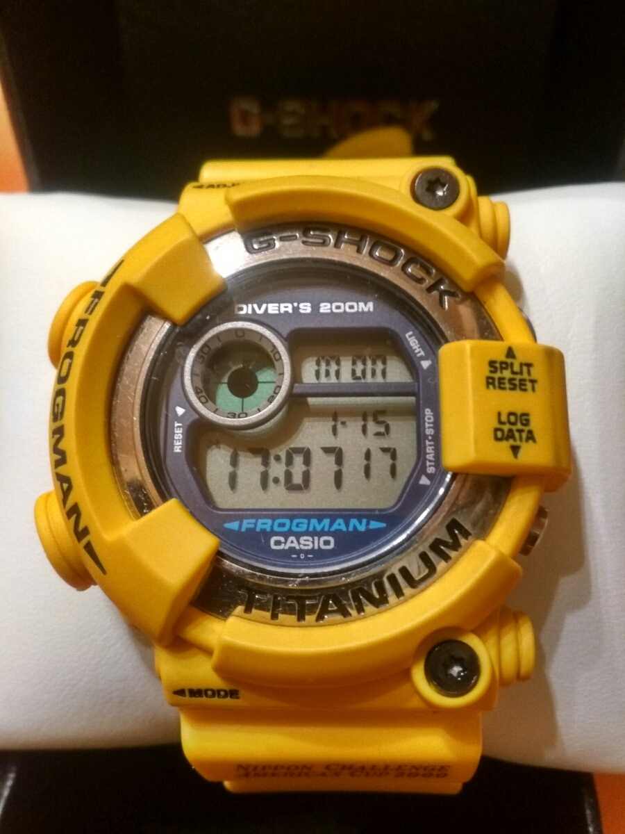G-SHOCK FROGMAN DW-8200 NIPPON CHALLENGE AMERICASCUP 2000 電池交換済み ...