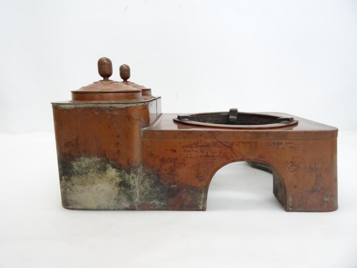 B-1626 銅壺 どうこ 長火鉢 囲炉裏道具 湯沸し 茶道具 骨董 古民具 昭和レトロ アンティーク 現状品 千円市場(銅製)｜売買された ...