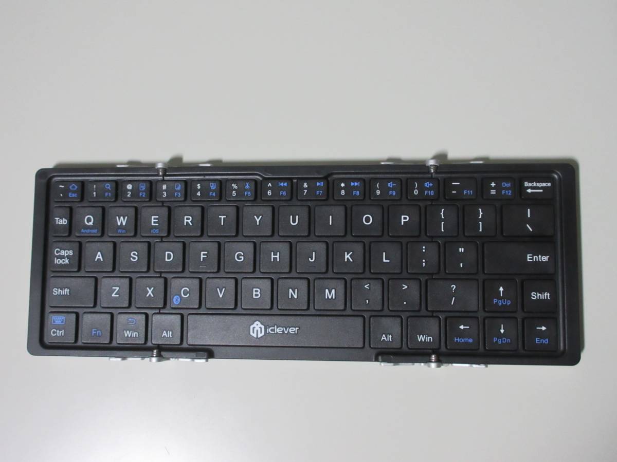 iClever 折りたたみ式Bluetoothキーボード IC-BK03(ワイヤレスキーボード)｜売買されたオークション情報、yahooの商品 ...