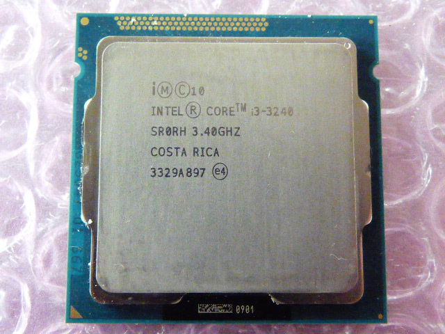 Core i3-3240 Ivy Bridge 3.4GHz SR0RH LGA1155 H2929(Core i3)｜売買されたオークション情報、yahooの商品情報をアーカイブ公開 ...