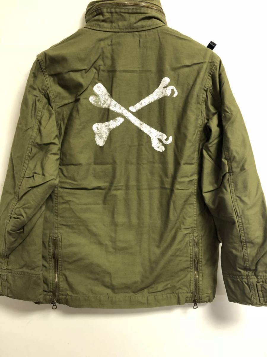 WTAPS SATIN CROSS BONE クロスボーン M-65 ミリタリー ジャケット(ジャンパー、ブルゾン)｜売買されたオークション情報、yahooの商品情報をアーカイブ公開 ...