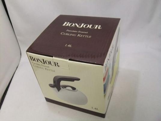 BONJOUR ボンジュール CURLING KETTLE カーリングケトル ほうろう IH調理可能 0306(ヤカン)｜売買された ...