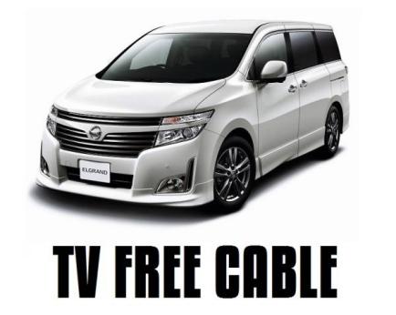 H22.8 PE52 PNE52 TE52 TNE52 E52 エルグランド 純正ナビのテレビ/DVDが走行中見れる TV FREE CABLE KIT TVKIT TV KIT テレビキット ...