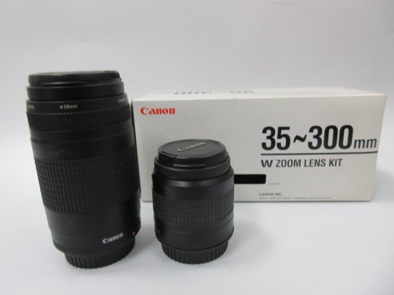 CANON/キャノン/レンズセット/W ZOOM LENS KIT/35-80mm/75-300mm(キヤノン)｜売買されたオークション情報 ...