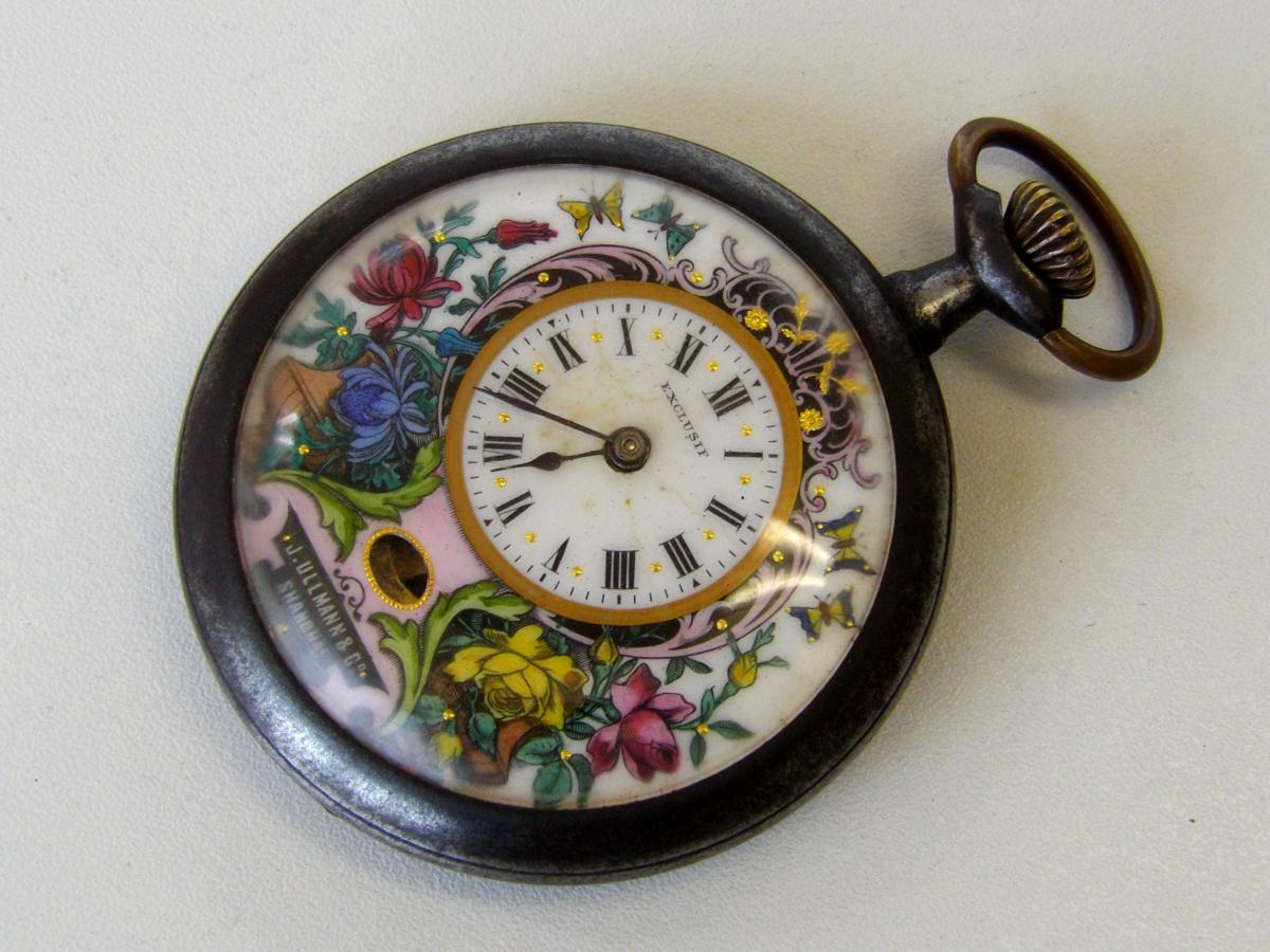 P3004-131広64599 EXCLUSIF J.ULLMANN&Co SHANCHAI 懐中時計 オープンフェイス(手巻き)｜売買された ...