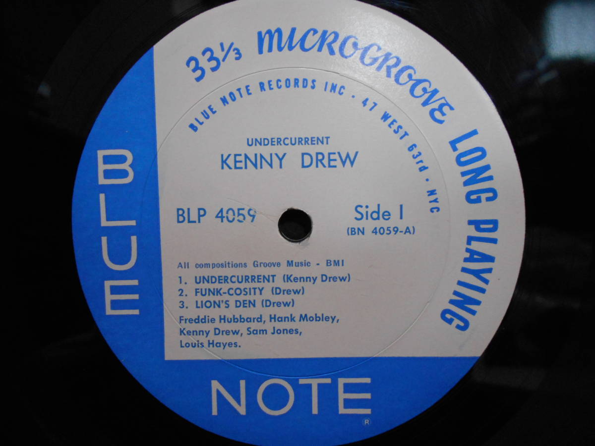 米MONO盤 KENNY DREW “UNDERCURRENT” BLUE NOTE 4059 47 WEST 63rd RVG(ジャズ一般 ...
