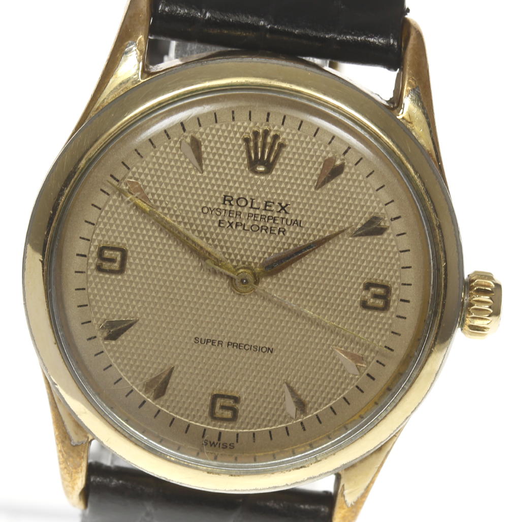 ROLEX ロレックス エクスプローラー 5506 自動巻き cal.1530 社外革ベルト メンズ(その他)｜売買されたオークション情報 ...