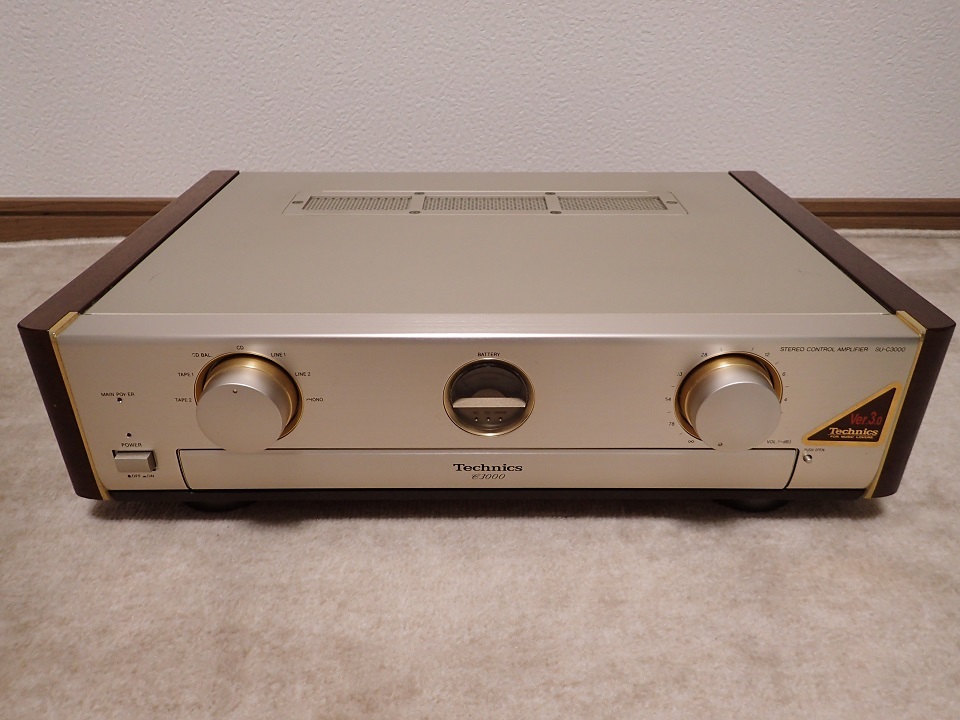 Technicsテクニクス製受注生産品SU-C3000バージョン3.0ハイエンドプリアンプAC駆動 み禁煙環境使用品松下電器パナソニックVer3.0(テクニクス)｜売買されたオークション情報 ...