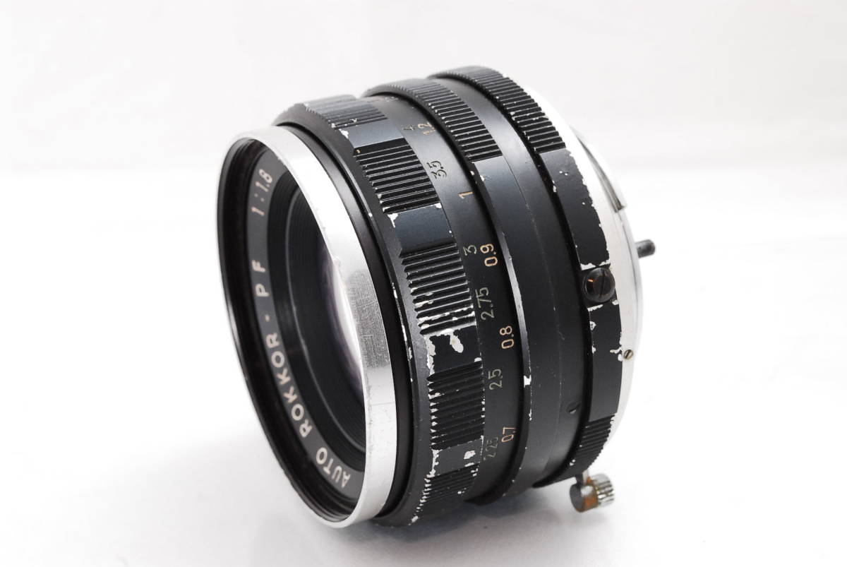 特上級 MINOLTA ミノルタ AUTO ROKKOR-PF 55mm F1.8 #0265(ミノルタ)｜売買されたオークション情報、yahooの商品情報をアーカイブ公開 - オークファン ...
