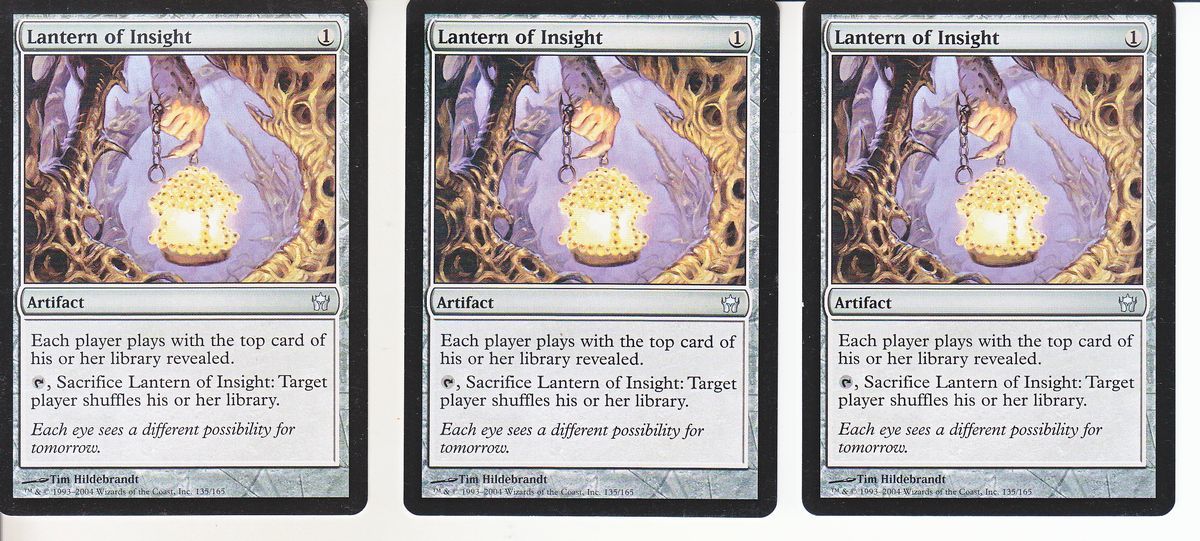 MTG 5DN 洞察のランタン Lantern of Insight 英語 3枚セット(アーティファクト)｜売買されたオークション情報 ...