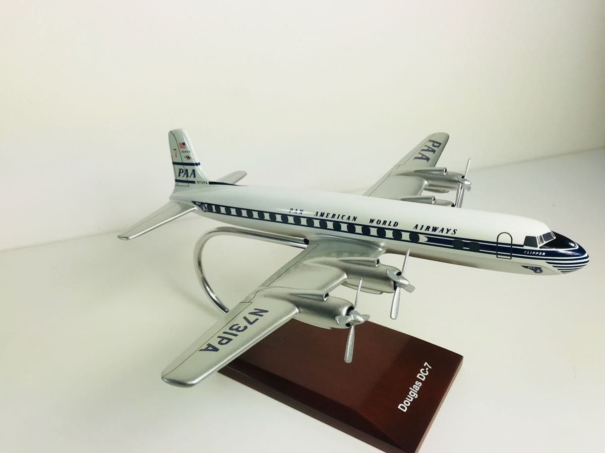 航空機 飛行機 プラモデル 模型 Douglas DC-7 PAN AMERICAN WORLD AIRWAYS N731PA(旅客機)｜売買 ...