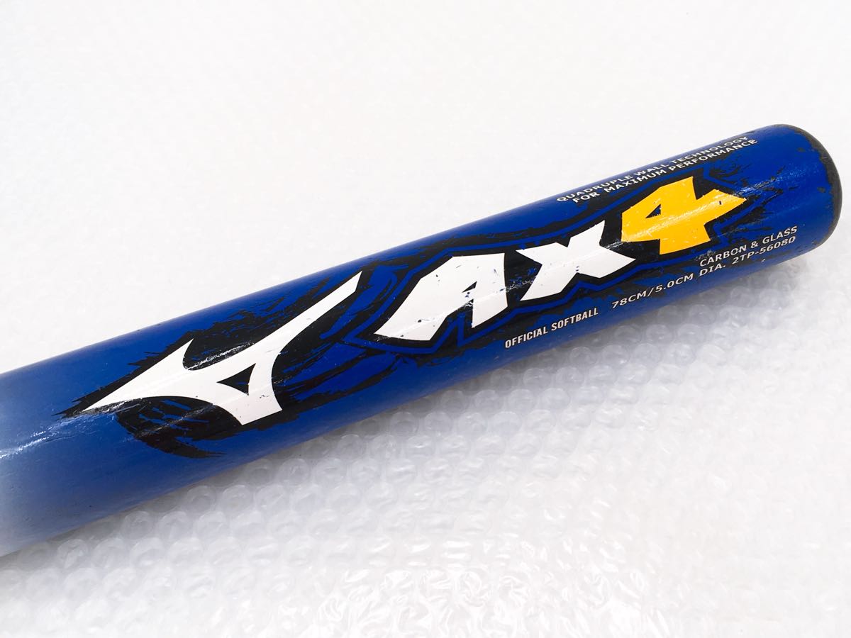 Mizuno ミズノ AX4 2TP-56080 78cm ソフトボール用 2号バット P424(その他)｜売買されたオークション情報、yahooの商品情報をアーカイブ公開 - オークファン ...