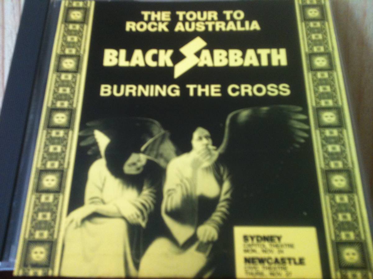 BLACK SABBATH ブラック サバス BURNING THE CROSS THE TOUR TO ROCK AUSTRALIA ...