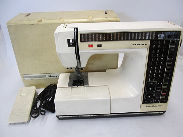 10 27-45778-20 JANOME ジャノメ MODEL 6000 Memory crafto メモリークラフト コンピュータ ミシン ...