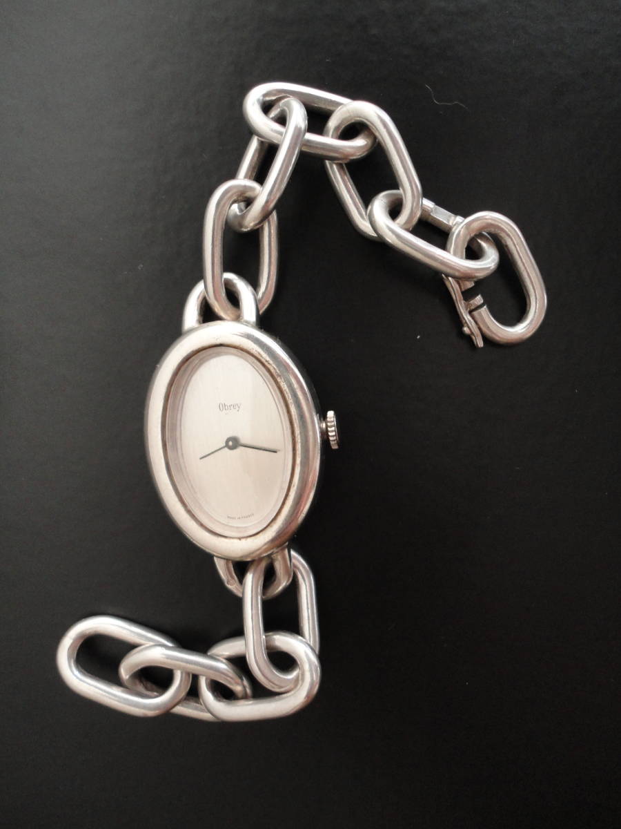 Obrey オブレイ Solid Silver 銀無垢 手巻き アンティーク時計(2針（時、分）)｜売買されたオークション情報、yahooの ...