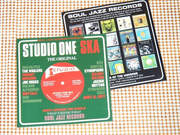 Studio One Ska The Original / Soul Jazz Records/ Jackie Mittoo ...