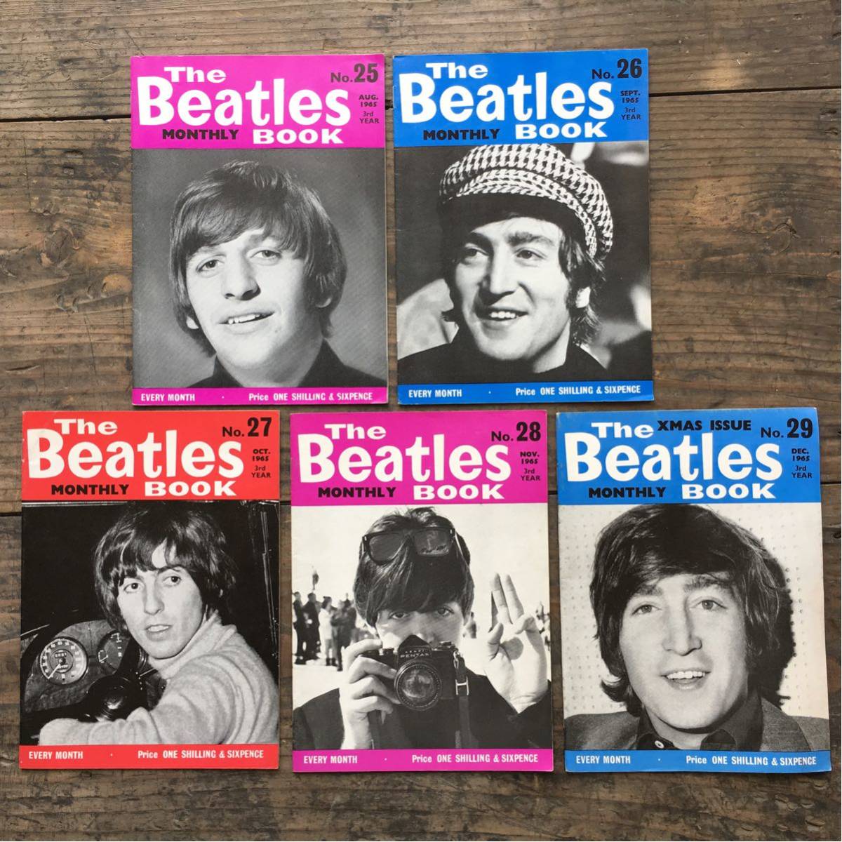 THE BEATLES BOOK 5冊セット No.25 26 27 28 29 ビートルズ 古書 洋書 1965年(THE BEATLES ...