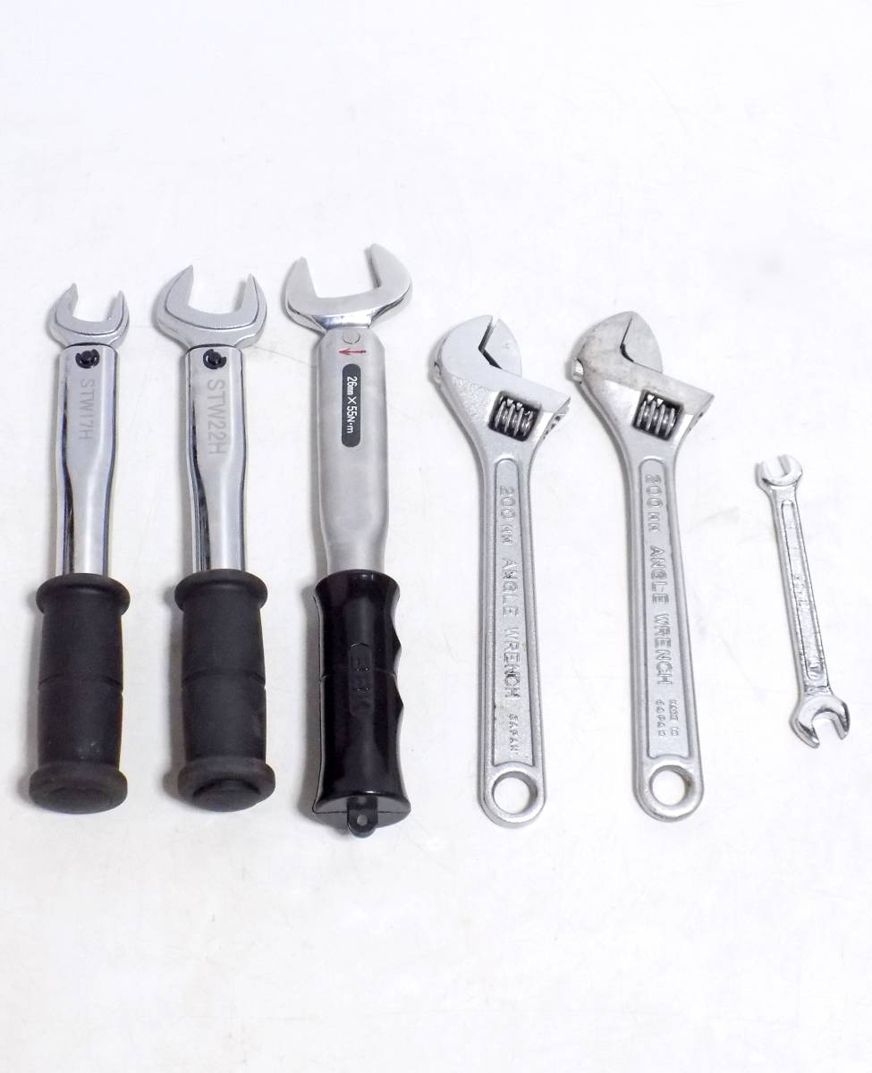 SUPERTOOL BBK TOYOTA MOTOR ECHO トルクレンチ 200mm ANGLE WRENCH モンキーレンチ スパナ STW17H STW22H スーパーツール セット ...