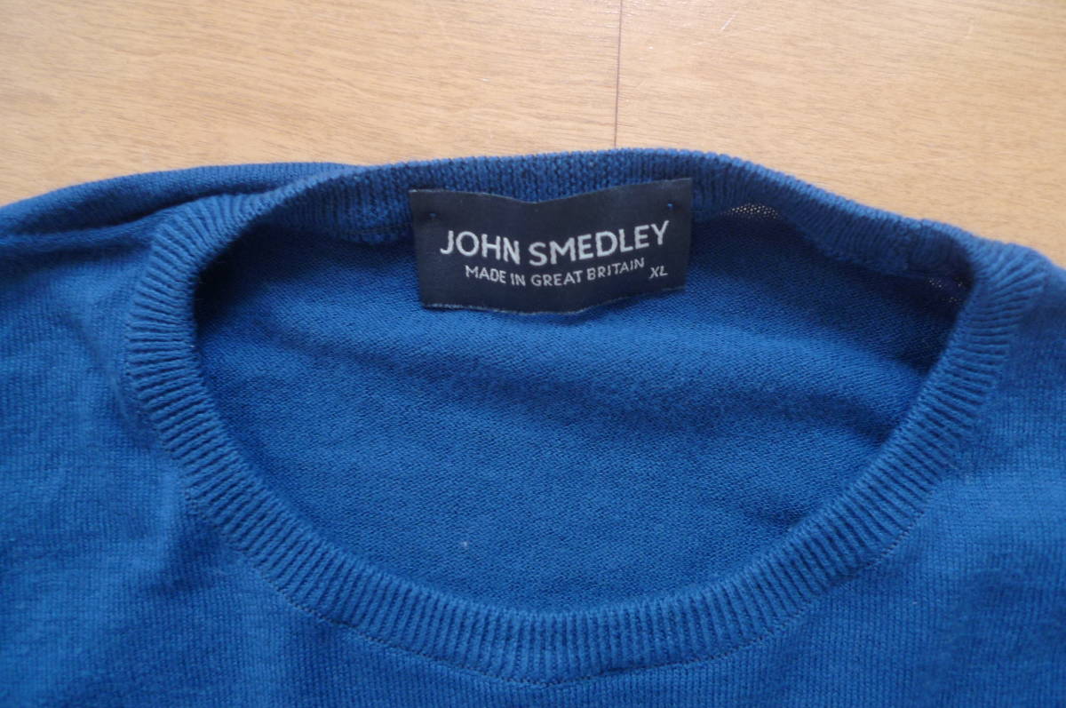 JOHN SMEDLEY ジョンスメドレー シーランドコットン クルーネックニット XL インディゴブルー 藤原ヒロシ fragment beams(セーター)｜売買されたオークション情報 ...