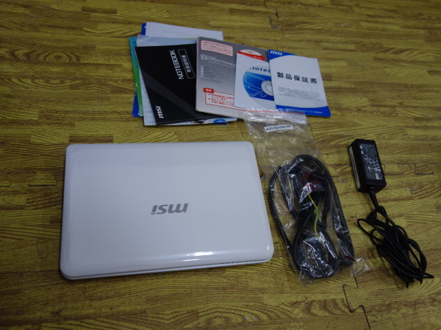 MSI Netbook 10インチワイド液晶 Wind U Series U130ホワイト U13N45-STWH 訳アリ(MSI)｜売買され ...