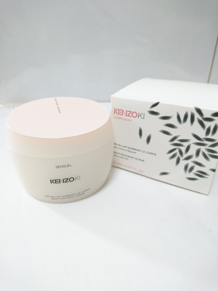 ケンゾー ミルキィ グレイン ボディ スクラブ スクラブ入りボディジェル 200ml KENZOKI MILKY RICE BODY ...