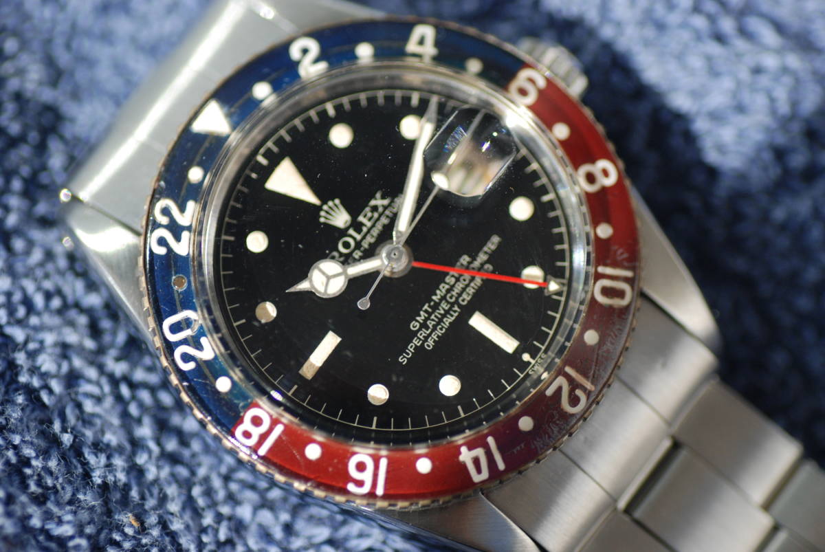 ロレックス GMTマスター ROLEX GMTMASTER ref 6542 初期型 クロノメーター 条件付き(本体)｜売買されたオークション情報、yahooの商品情報をアーカイブ公開 ...