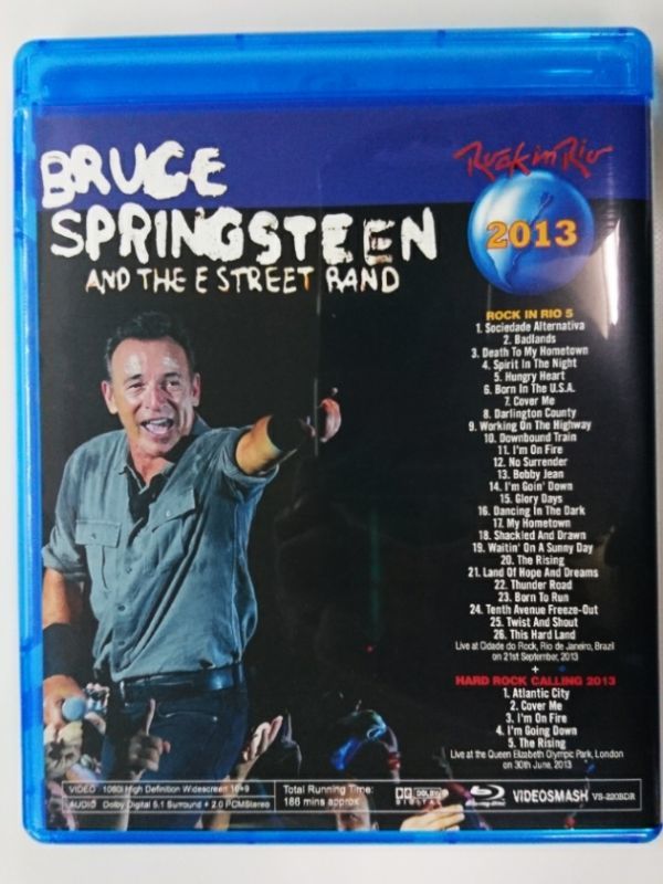 BRUCE SPRINGSTEEN ブルース スプリングスティーン - ROCK IN RIO 2013 -Blu-ray edition ...