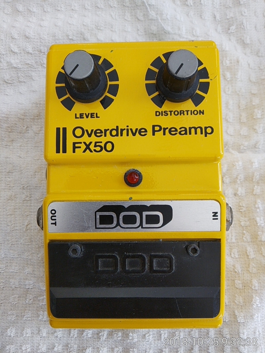 DOD Overdrive Preamp FX50 ギター エフェクター オーバードライブ(オーバードライブ)｜売買されたオークション情報 ...