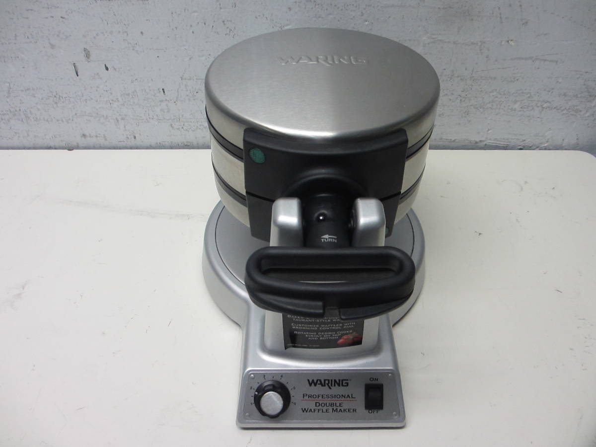 税込 WARING ベルギーダブルワッフルメーカー 2枚同時焼き WMK600 60Hz仕様(ホットプレート、グリルパン)｜売買された ...