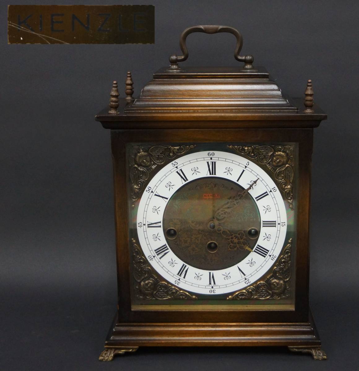 閑寂堂 蔵出時代 KIENZLE 563b/01 キンツレー ウェストミンスター 置時計 MADE IN GERMANY 5本ハンマー 鍵付 時代物(一般)｜売買されたオークション情報 ...