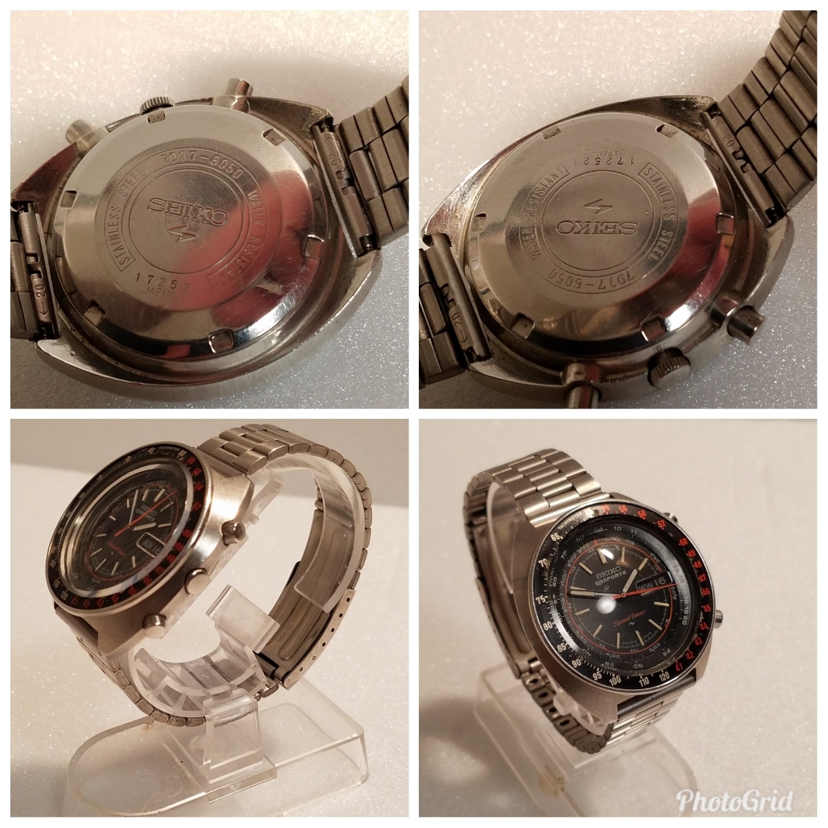 SEIKO セイコー 5 SPORTS Speed Timer 自動巻 7017-6050 メンズ腕時計(その他)｜売買されたオークション情報 ...