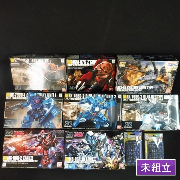 m A421c HG1/144 ブルーディスティニー 1号機 2号機 3号機 ザクIIFS型 他 | ガンダムプラモデル | 1円(その他 ...