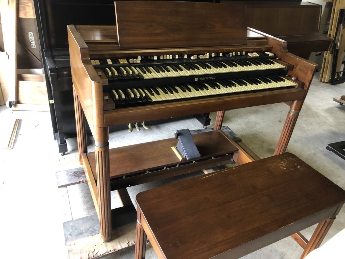 HAMMOND ORGAN B3000 & LESLIE 21 JANK ハモンドオルガンB3000＆レスリースピーカー21ジャンク(電子 ...