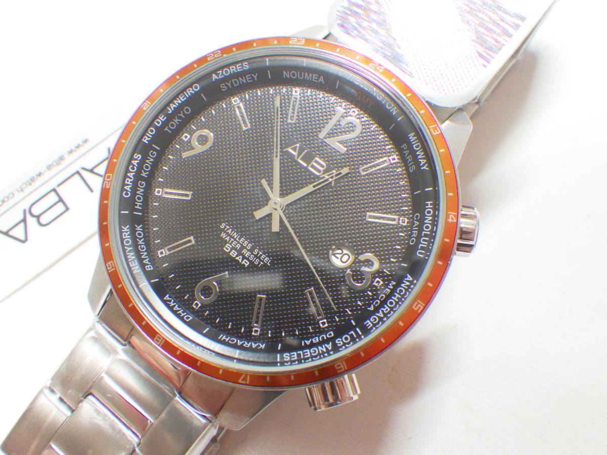 ALBA アルバ GMTクオーツメンズ腕時計 #034(その他)｜売買されたオークション情報、yahooの商品情報をアーカイブ公開 ...