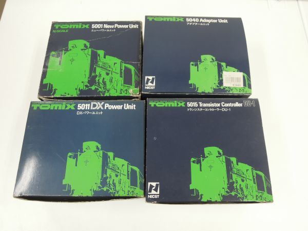 k79 TOMIX DXパワーユニット ニューパワーユニット アダプターユニット トランジスターコントローラーDU1 4点セット(パワーパック ...