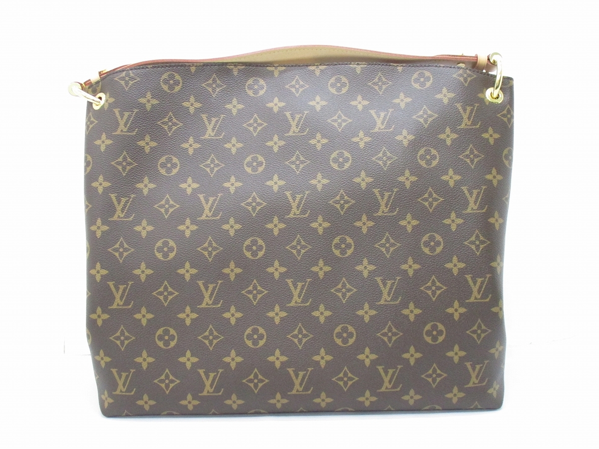 LOUISVUITTON ルイヴィトン モノグラム グレースフルMM M43703 箱 保存袋付き ピヴォワンヌ ハンドバッグ ワンショルダー ...