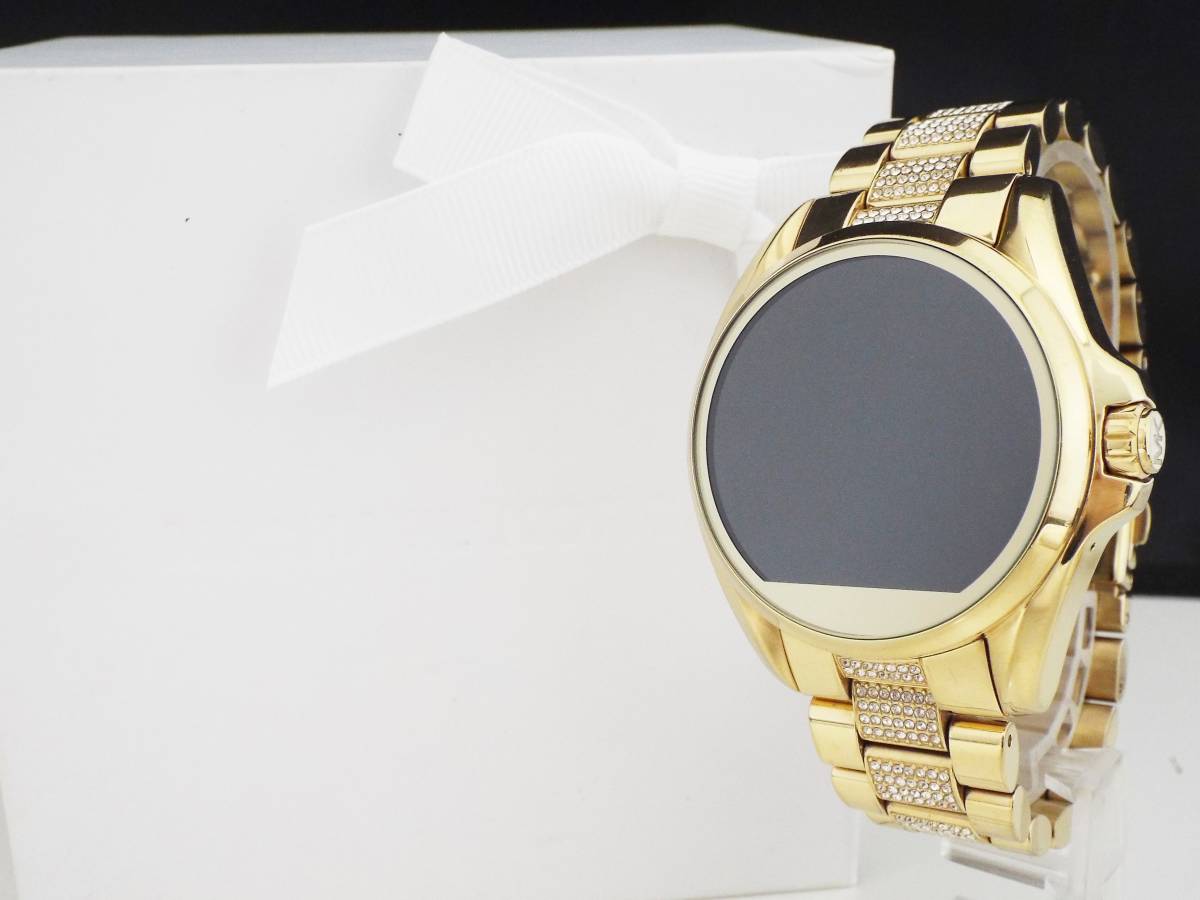 MICHAEL KORS マイケルコース/ACCESS BRADSHAW/スマートウォッチ/デジタル/箱 取扱説明書 充電器 付き ...