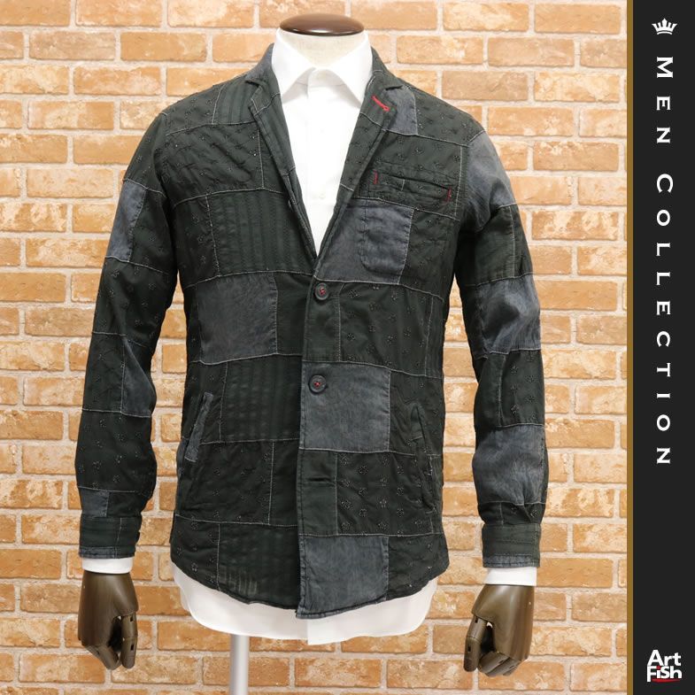 1円/春夏/Alcott Hill/Lサイズ/シャツジャケット 清涼 綿シルク パッチワーク 製品染 アンジェロ /スミ黒/ブラック/g276/(その他)｜売買されたオークション情報 ...