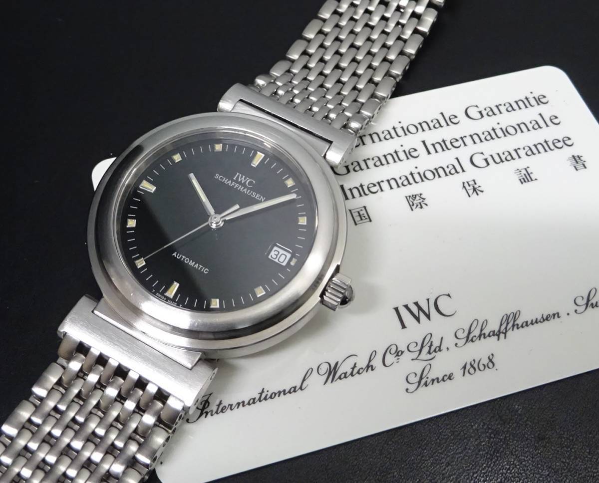 博多大丸購入 国内正規品 IWC ダ ヴィンチ IW3528 黒文字盤 メンズ 自動巻 国際保証書あり 純正内外箱あり 本物(ダ・ヴィンチ ...
