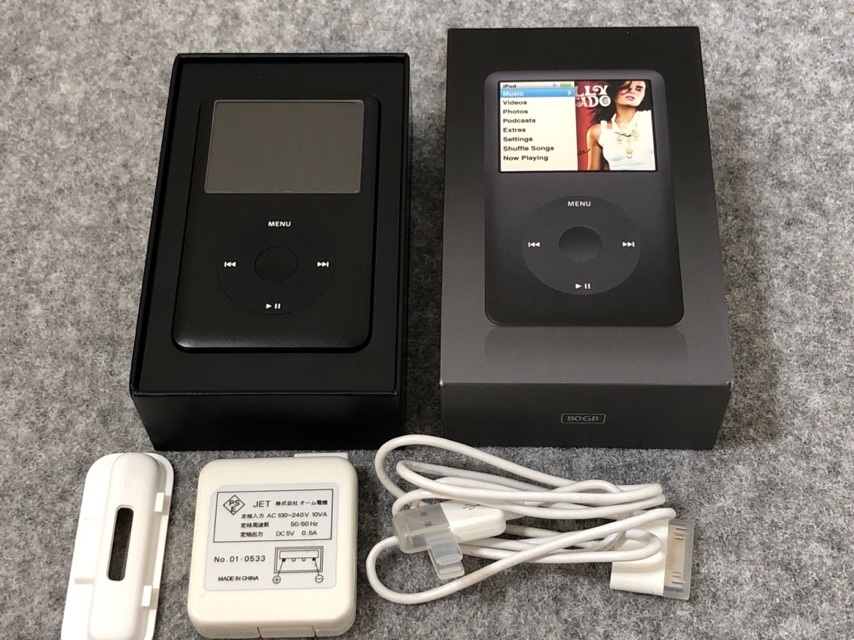KD iPod classic/アイポッド クラシック 80GB ブラック A1238(iPod classic)｜売買されたオークション情報、yahooの商品情報をアーカイブ公開 ...
